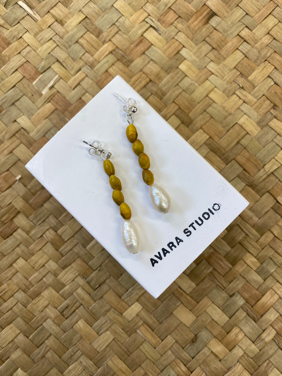 Moana Fresh – Kōwhai Pearl drops by Avara Studio