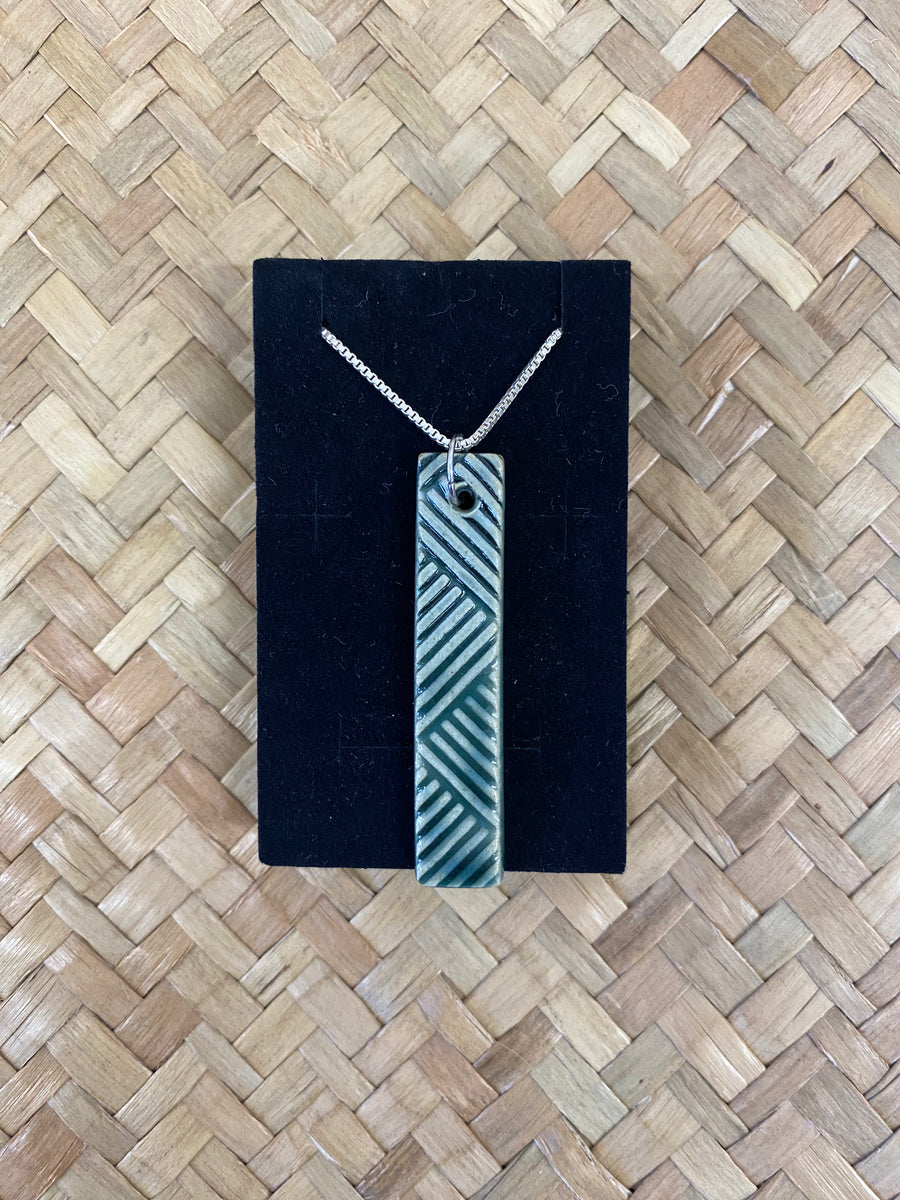 Moana Fresh – Moana Long Drop Ceramic Necklace by Form & Function Ceramics