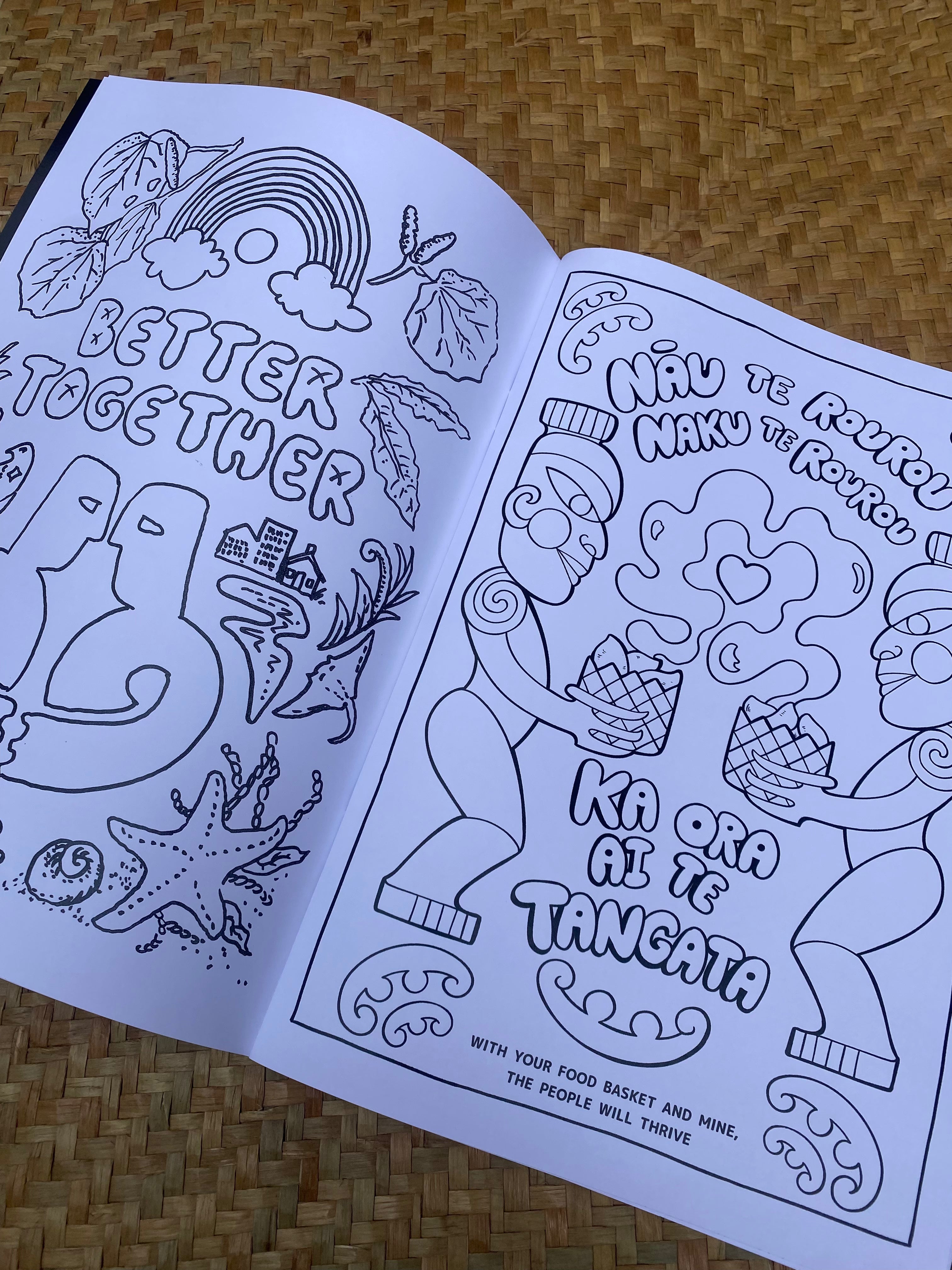 Moana Fresh – Together for Te Tiriti Colouring Book - ActionStation