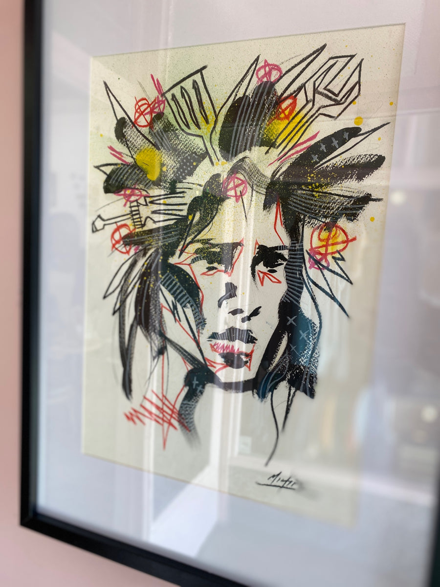 Moana Fresh – Foufou study (1) - framed original artwork by Marcus Hipa ...